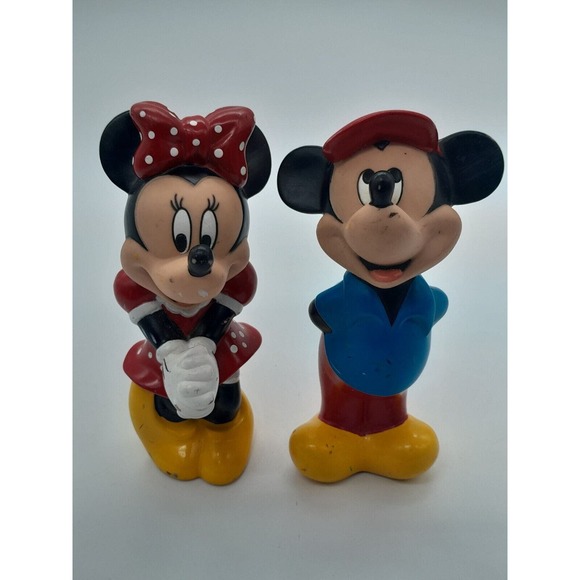 Disney | Accents | Minnie Mickey Mouse Disney Hard Rubber Plastic Pvc ...